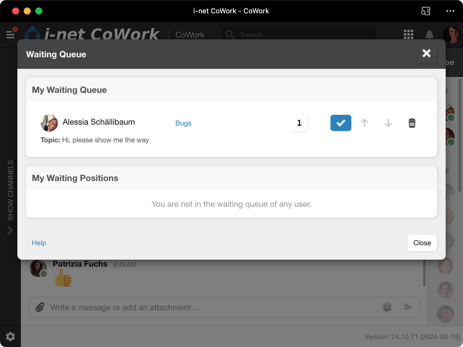 i-net Clear Reports - Help - Waiting Queue