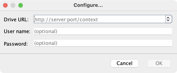 i-net Clear Reports - Help - Configure Drive Servers