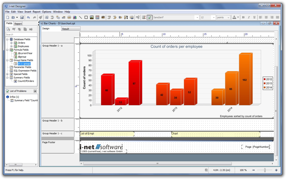 i-net Clear Reports - Help - i-net Designer
