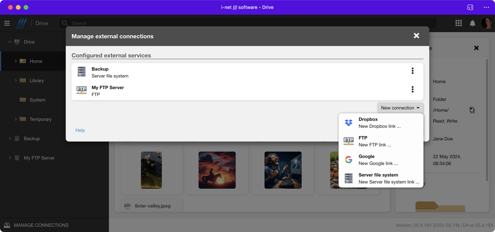 i-net Clear Reports - Help - Mounts