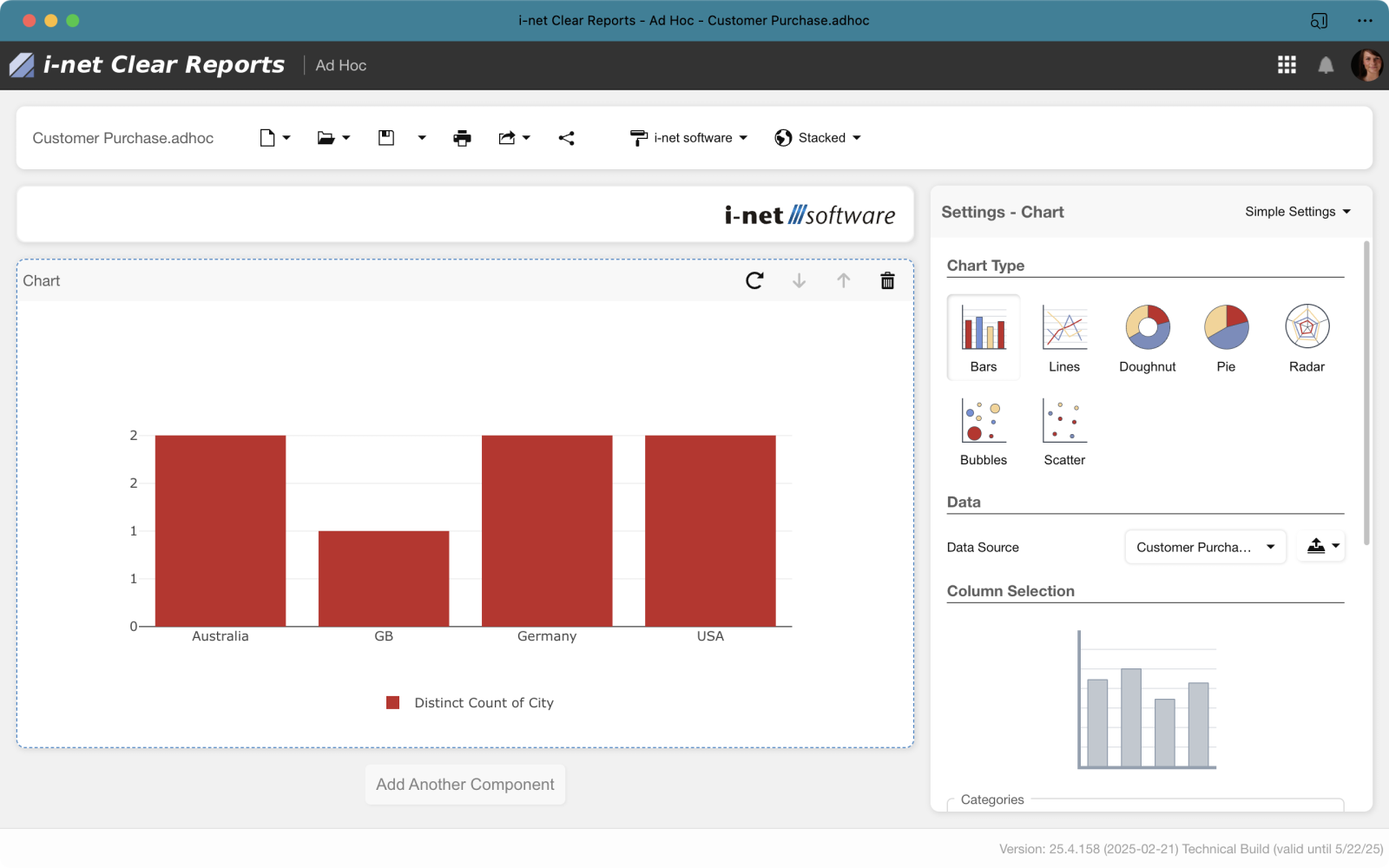 i-net Clear Reports - Help - Chart